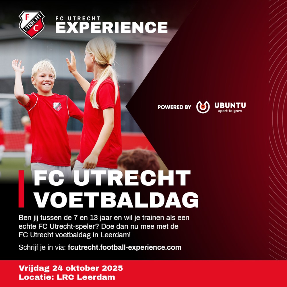 FC Utrecht Experience Voetbaldag – Een unieke voetbalbeleving bij LRC ...