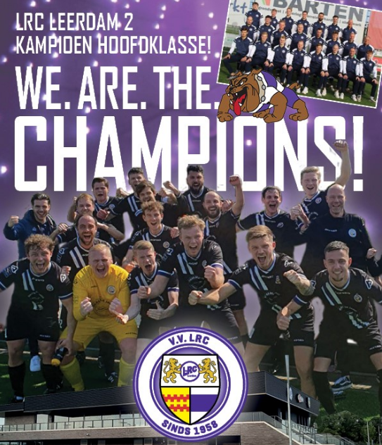 LRC 2 is kampioen! - v.v. LRC Leerdam