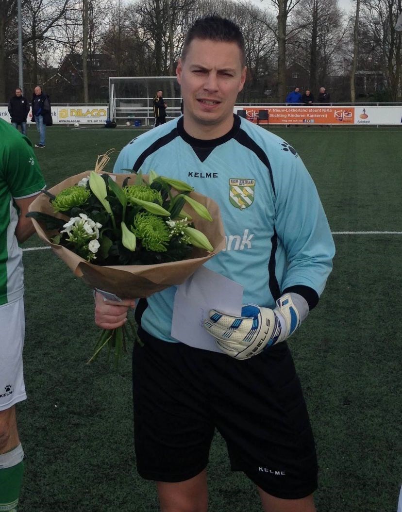 Afscheidswedstrijd voor Edward de Groot - vv Nieuw Lekkerland