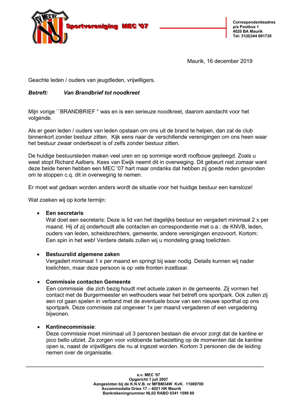 Home - Voetbalvereniging sv-MEC'07