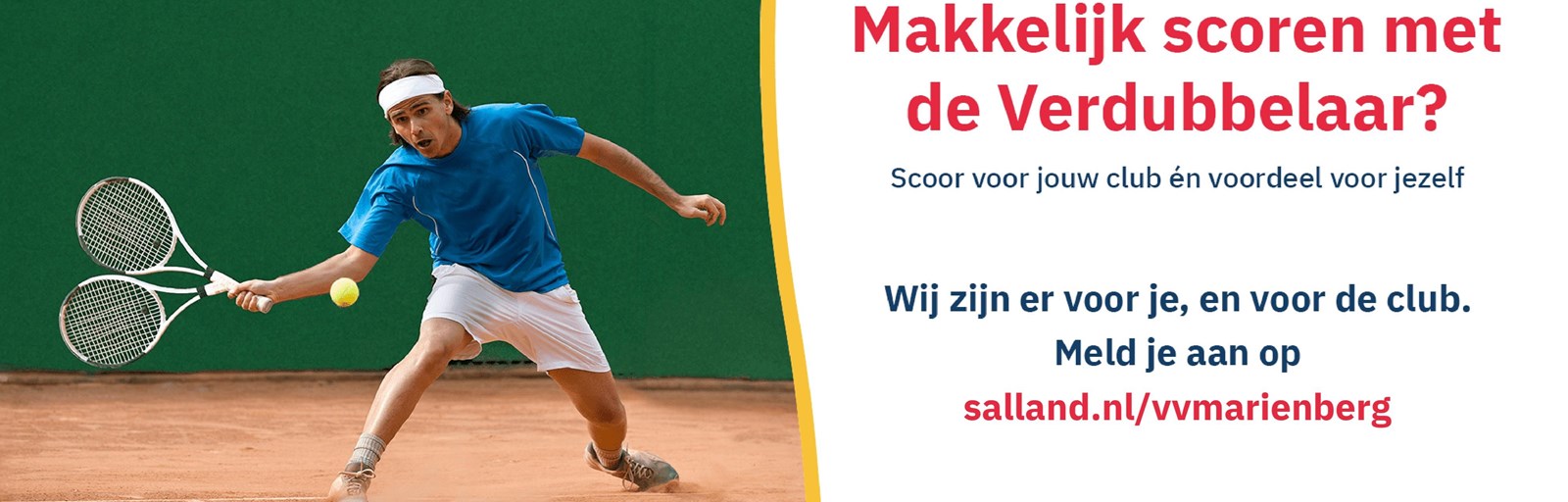 Makkelijk scoren met de Verdubbelaar - https://www.vvmarienberg.nl