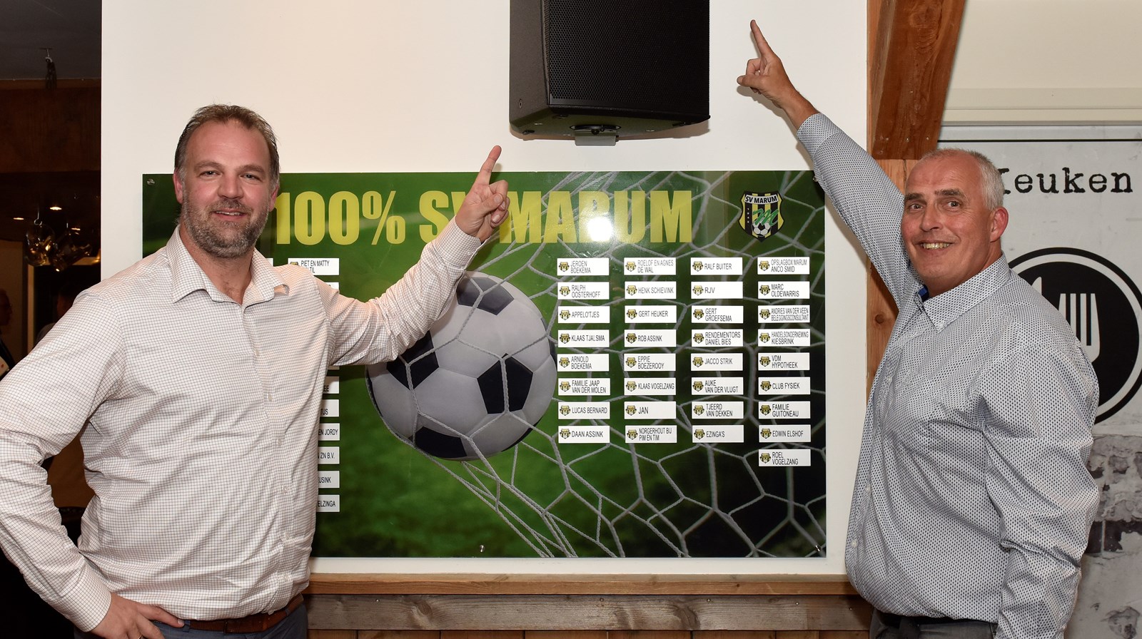 SV Marum ontvangt nieuwe geluidsinstallatie van 100% SV Marum - sv Marum