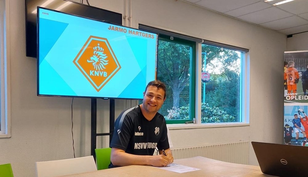Jarmo Hartgers behaalt Goalkeepercoach 1 diploma - vv NSVV
