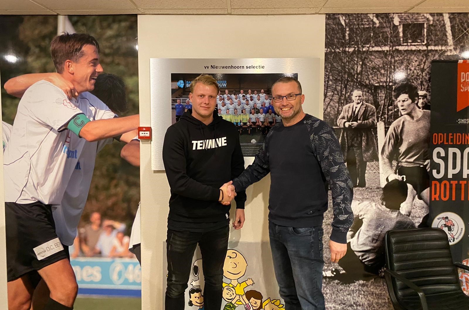 Nieuwenhoorn versterkt zich met Tom den Boer - v.v. Nieuwenhoorn