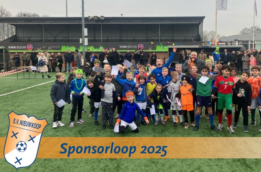 Geslaagde sponsorloop - SV Nieuwkoop