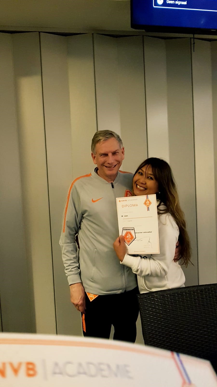 KNVB diploma Vereniging Scheidsrechter voor Michelle Liem is binnen ...