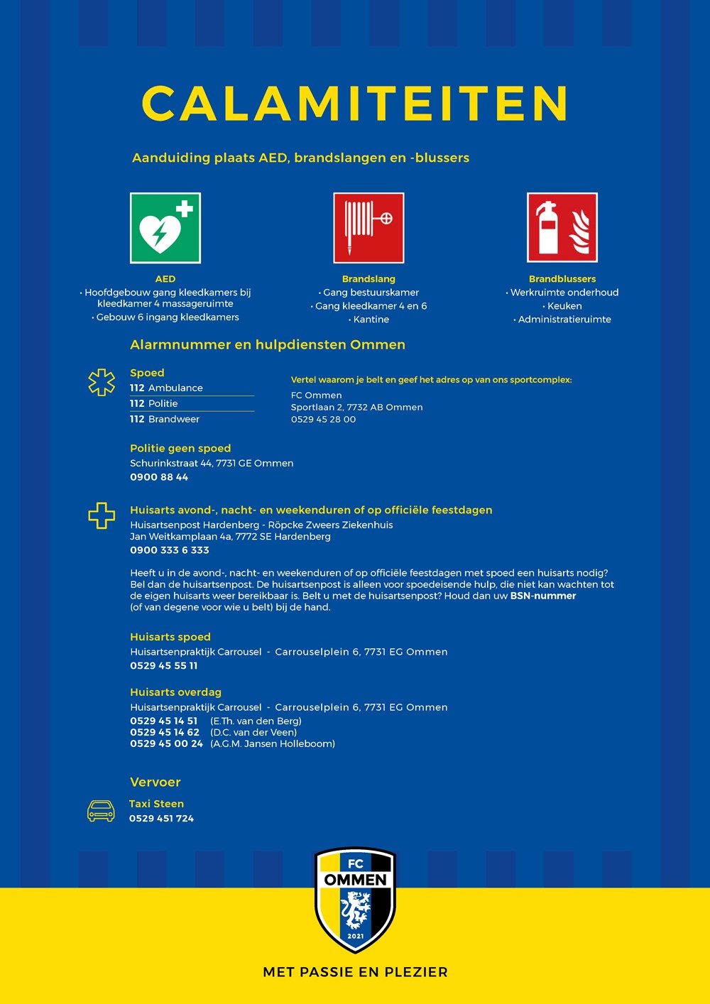 Informatie calamiteiten - FC Ommen