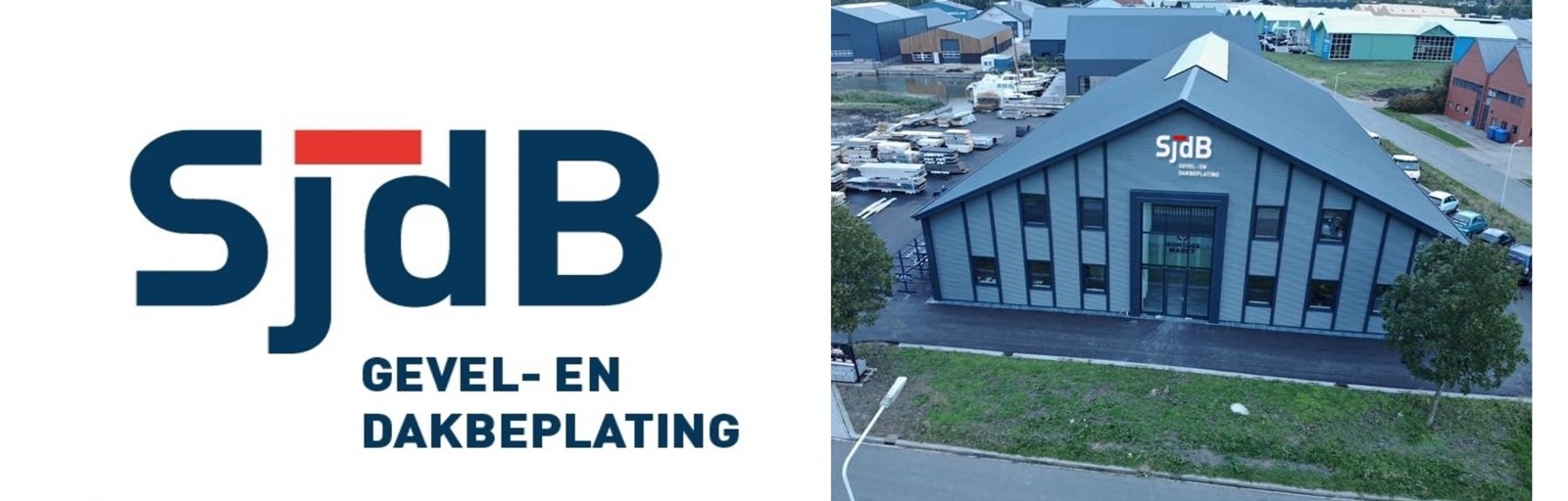 Zilveren sponsor Montagemarkt wordt SjdB gevel en dakbeplating