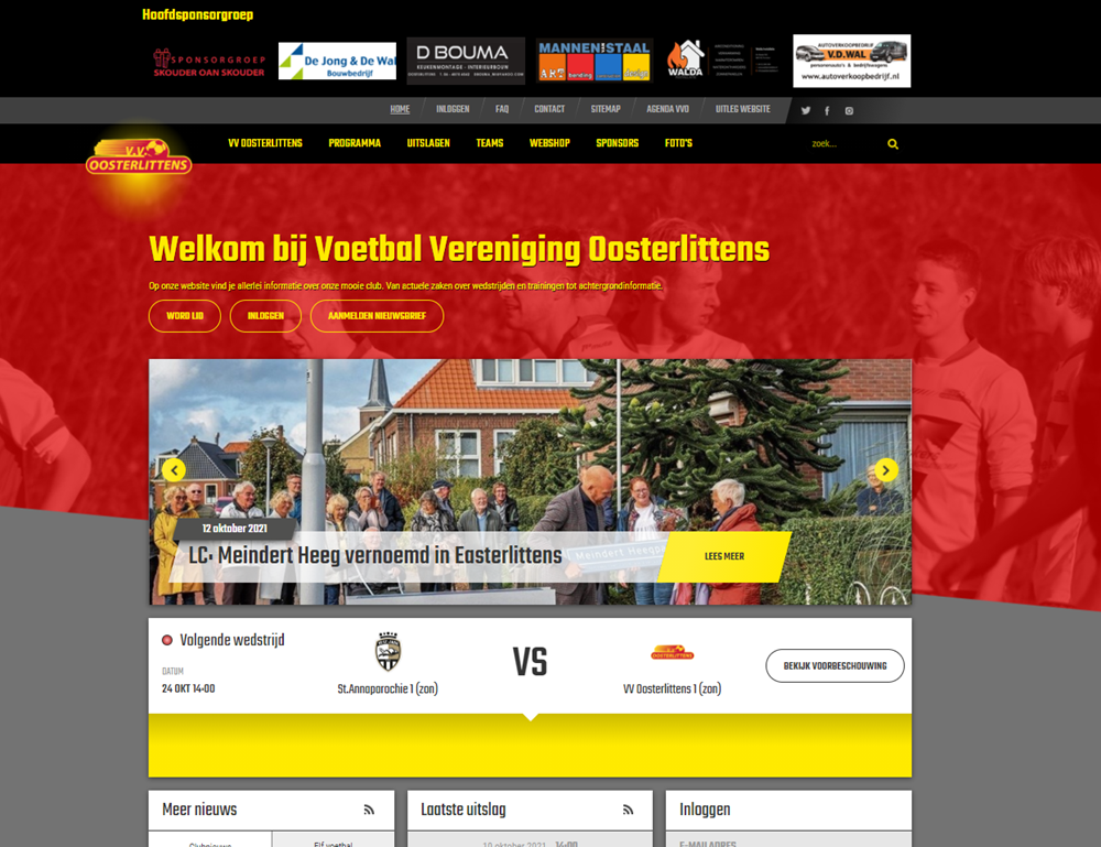 Nieuwe website VVO
