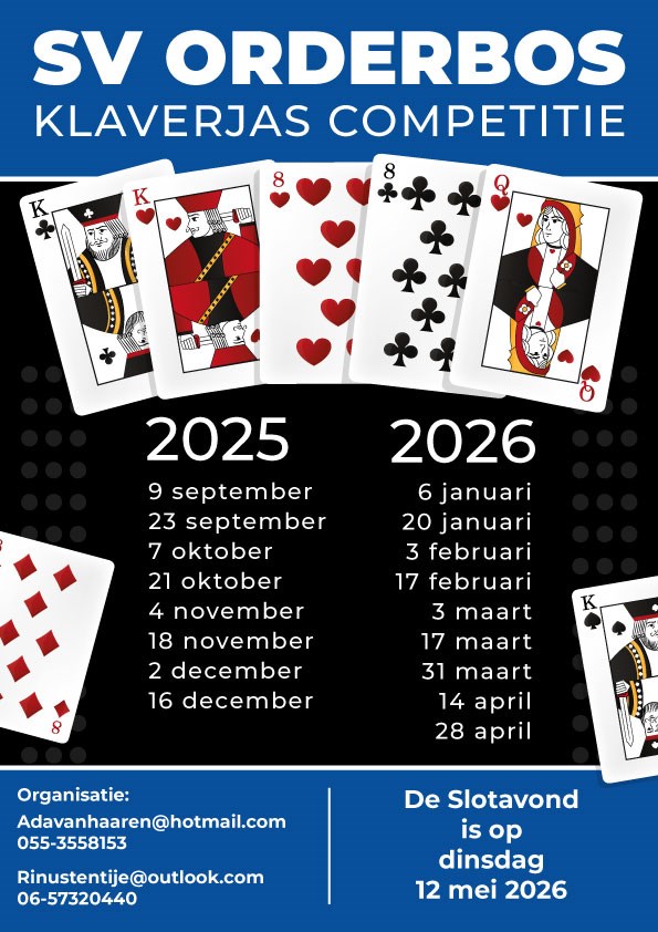 Evenementen 2025-2026 - sv Orderbos