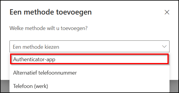 Authenticator instellen op een nieuwe telefoon. - OverbosWEB