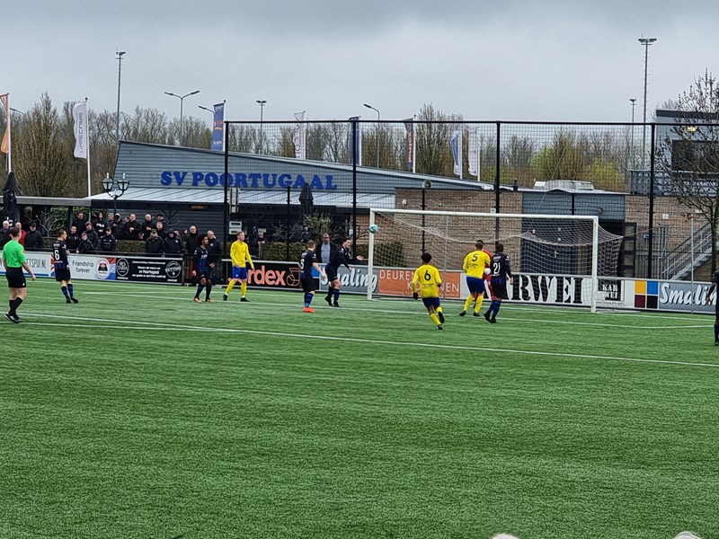 Vlaggenschip: 3-2 winst - sv Poortugaal