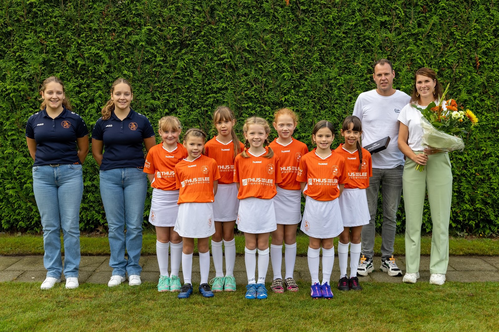 Thijs van der Lee Timmerwerken sponsort E2 korfbal - RKSV Prinses Irene ...