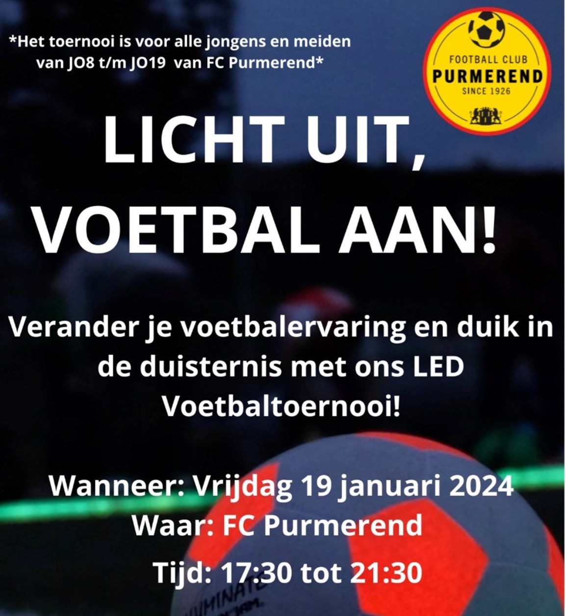 Led’s voetbal! - FC Purmerend