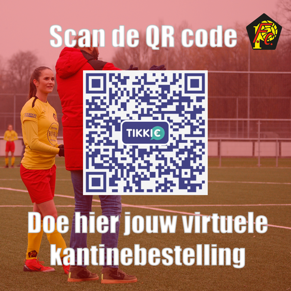 Scan onze QR-CODE en doneer je virtuele koffie of thee! - FC Purmerend