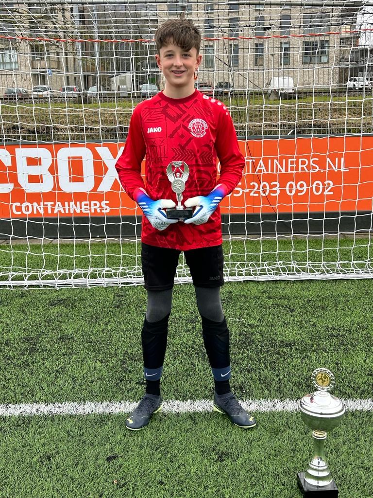 Keano Doets (JO13-1) keeper van de maand februari - VPV Purmersteijn