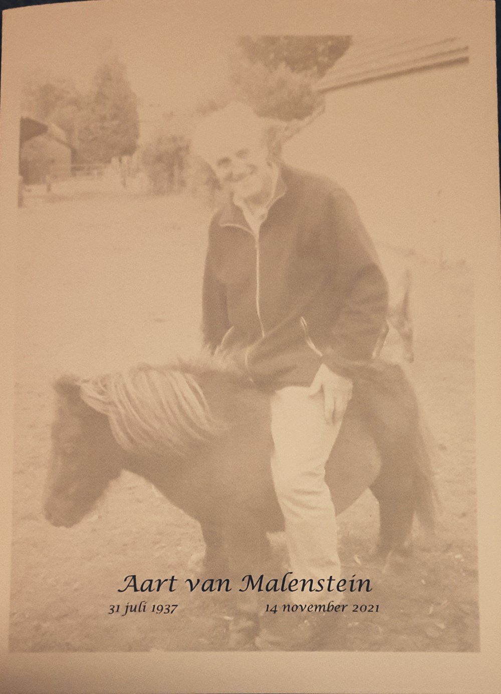 In memoriam: Aart van Malenstein - SDC Putten