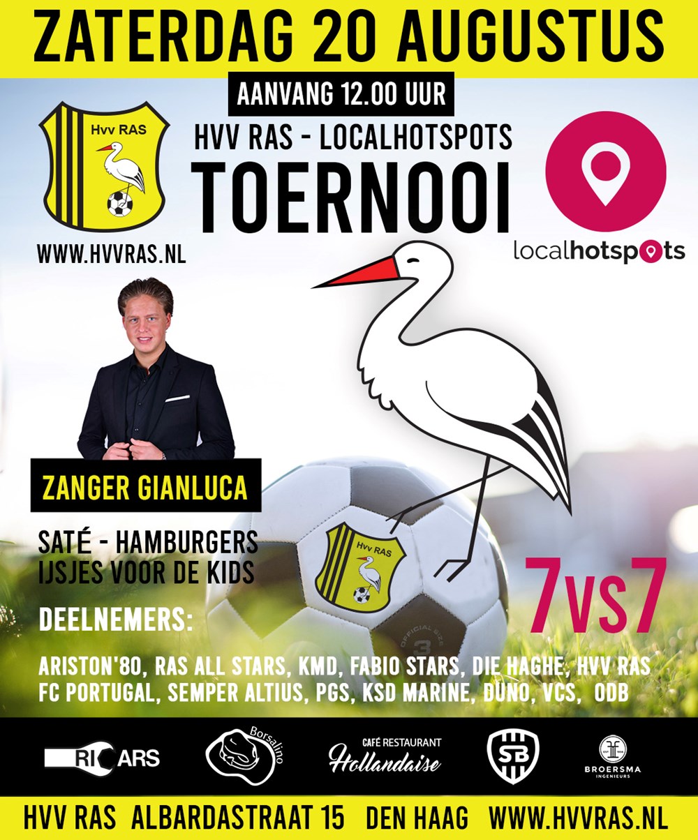 Voorbereiding Veteranentoernooi in volle gang - Hvv RAS