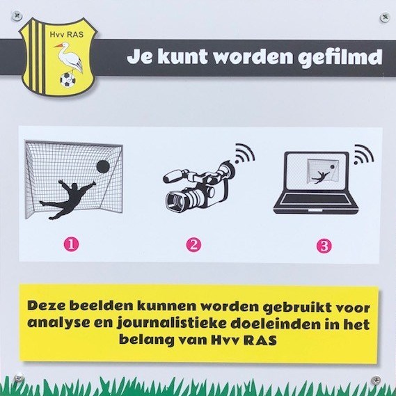 RAS VOETBAL TV en speakers op het hele complex - Hvv RAS