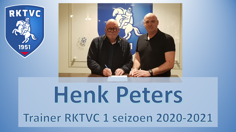 Henk Peters - trainer RKTVC 1 seizoen 2020-2021 - RKTVC
