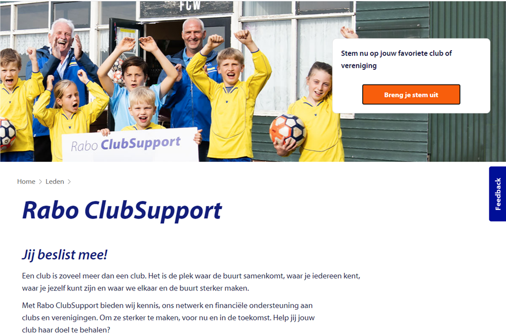 Rabo Clubsupport - RKZVC