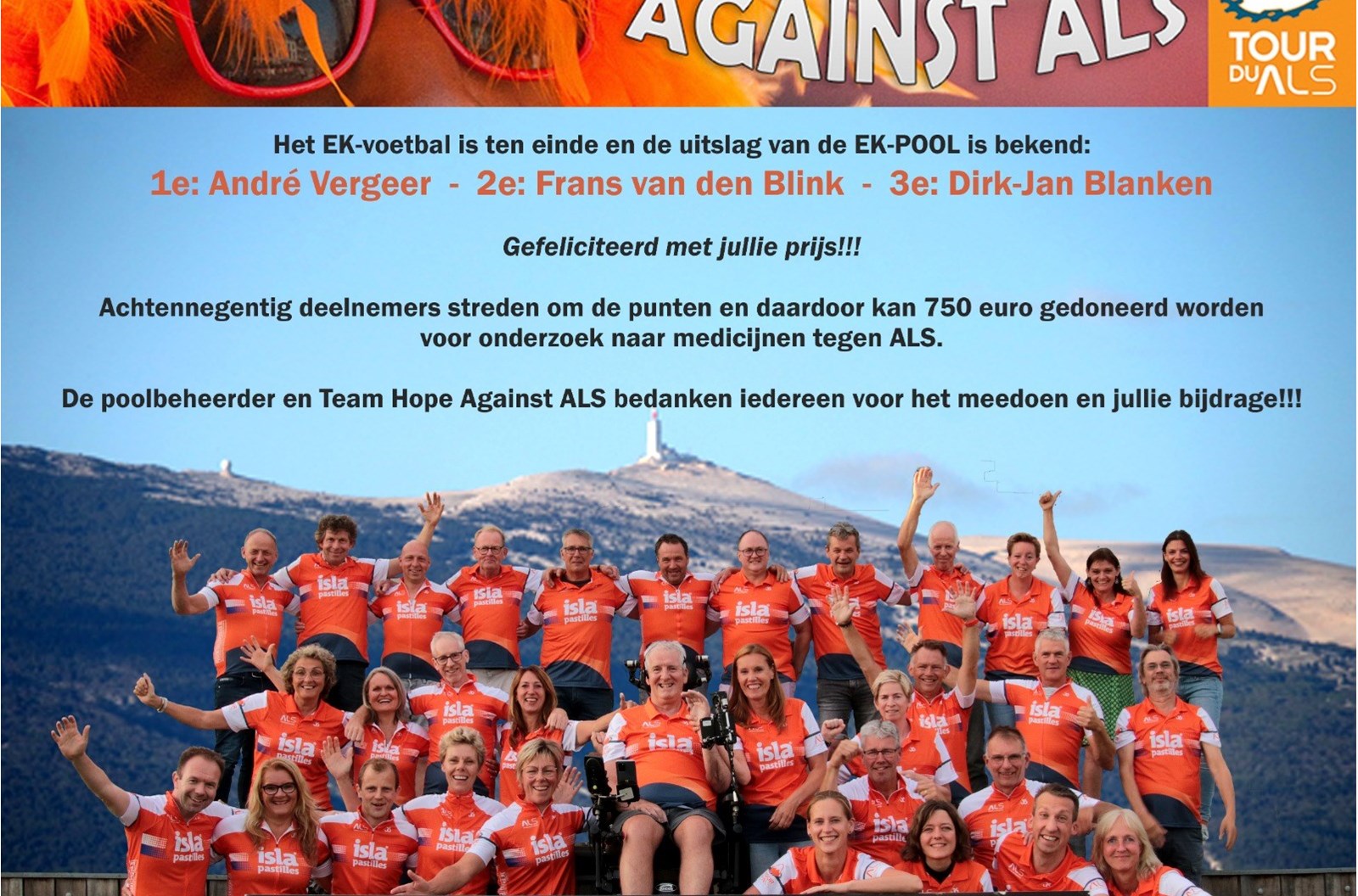 Winnaars EK-pool - RVC '33 uit Reeuwijk Dorp