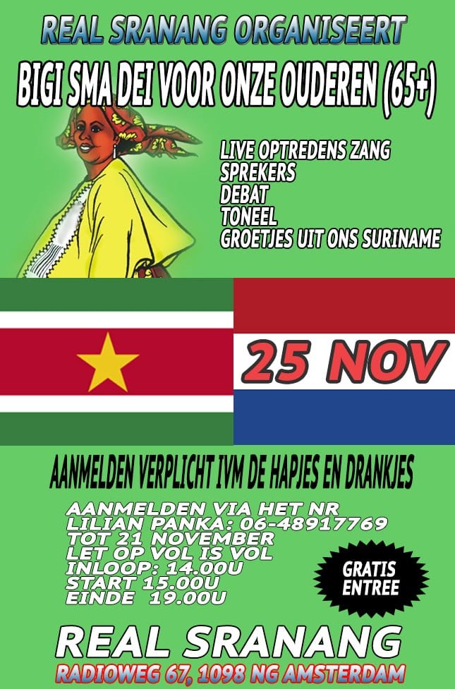 bigi sma dei 25 november 2019 - Real Sranang Het Koninklijke Suriname ...
