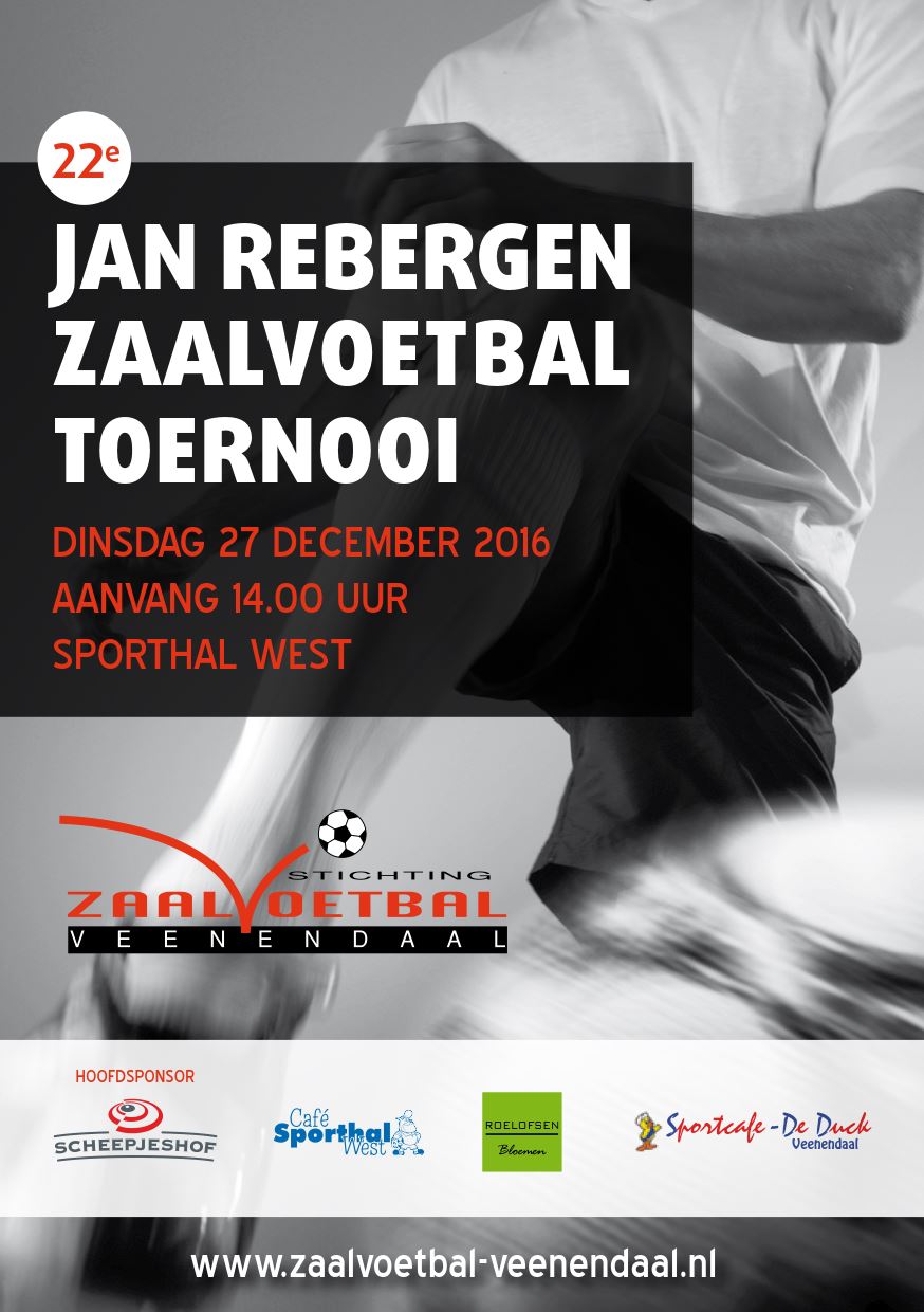 Jan Rebergen zaalvoetbaltoernooi - v.v. Renswoude
