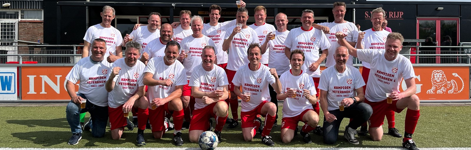 Veteranen 45+1 kampioen! - S.V. De Rijp - Voetbalvereniging in de Rijp