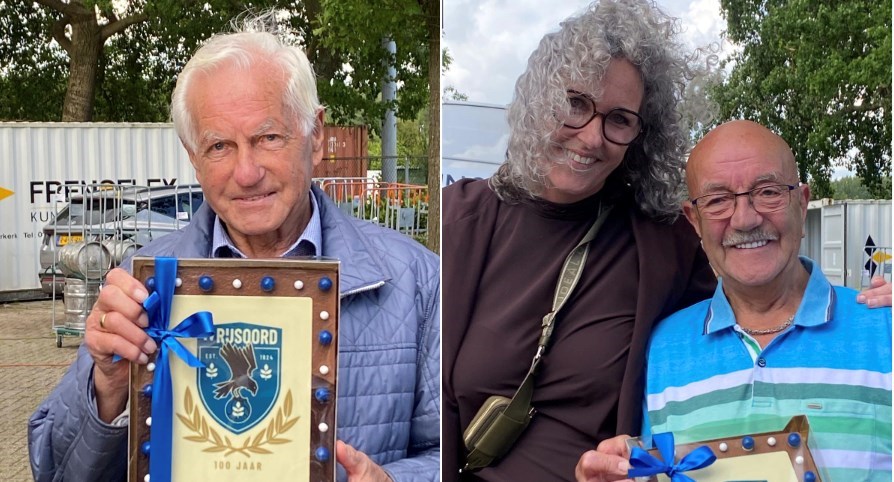 Jubilarissen in het zonnetje - V.V. Rijsoord