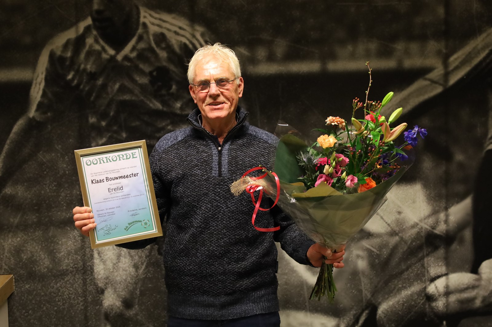 KLAAS BOUWMEESTER, erelid SC Rouveen