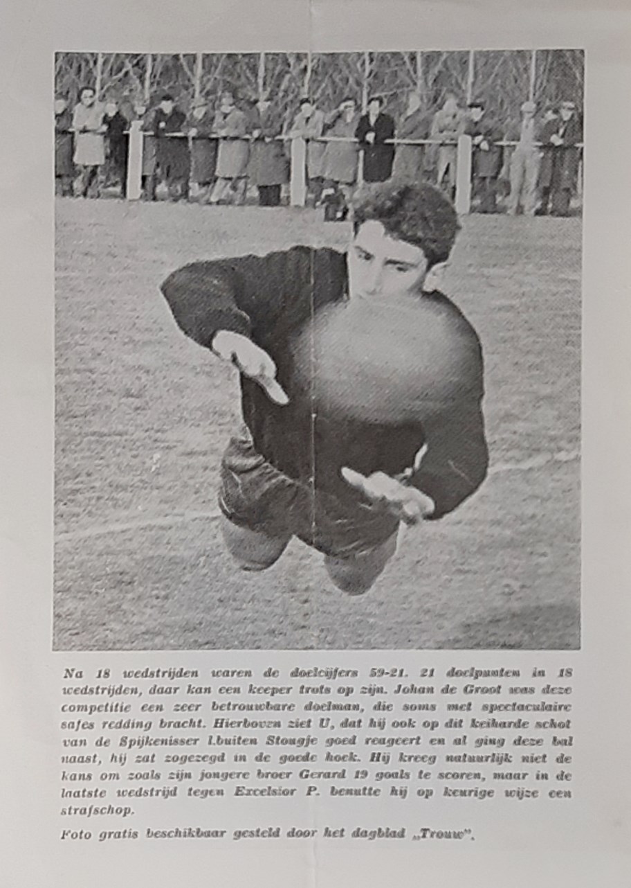 In Memoriam Johan de Groot - Voetbalvereniging SHO (Steeds Hooger Oud ...