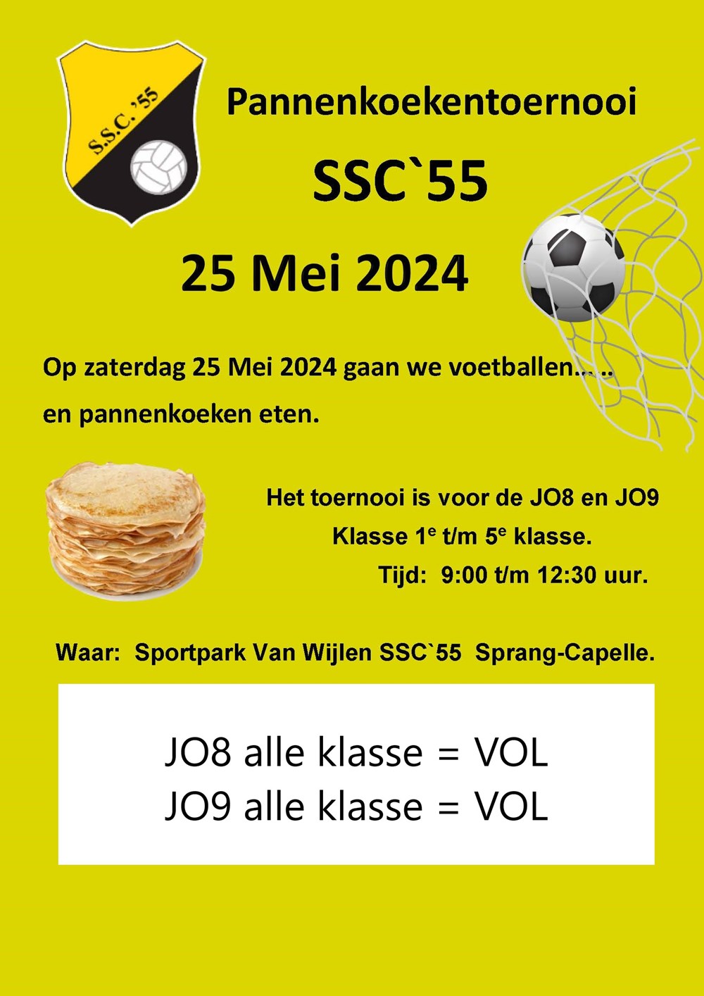 Agenda - De Officiele website van de voetbalclub SSC'55 uit Sprang-Capelle!