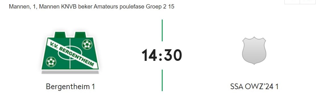 OWZ'24 speelt eerste beker wedstrijd uit tegen vv Bergentheim 🟠⚪️⚫️ - SVV'56