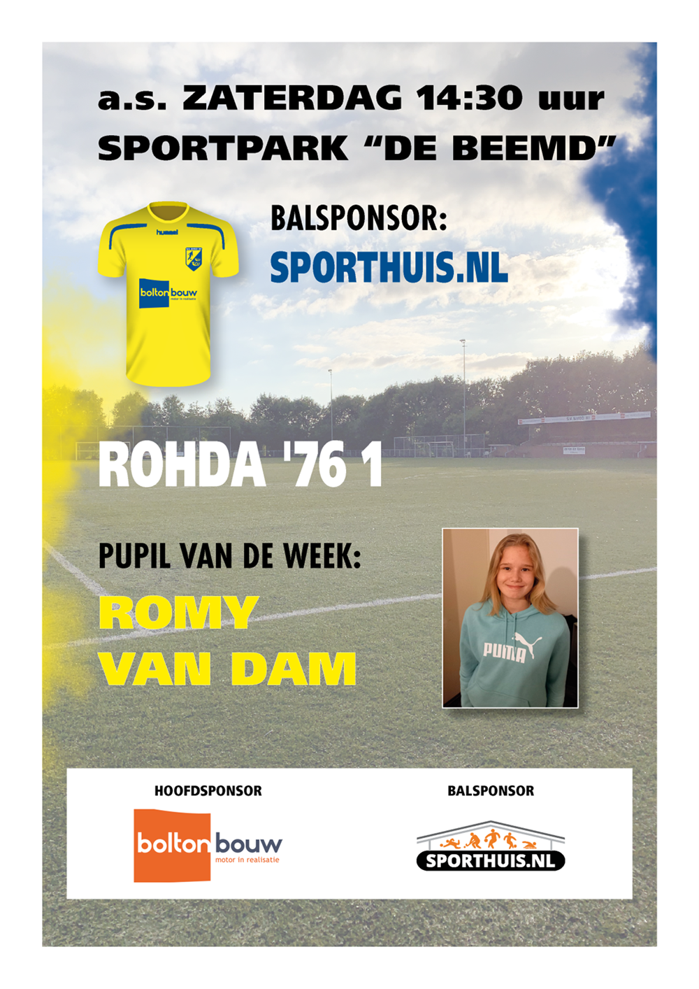 Matig Siveo buigt ook voor Rohda - s.v. Siveo '60