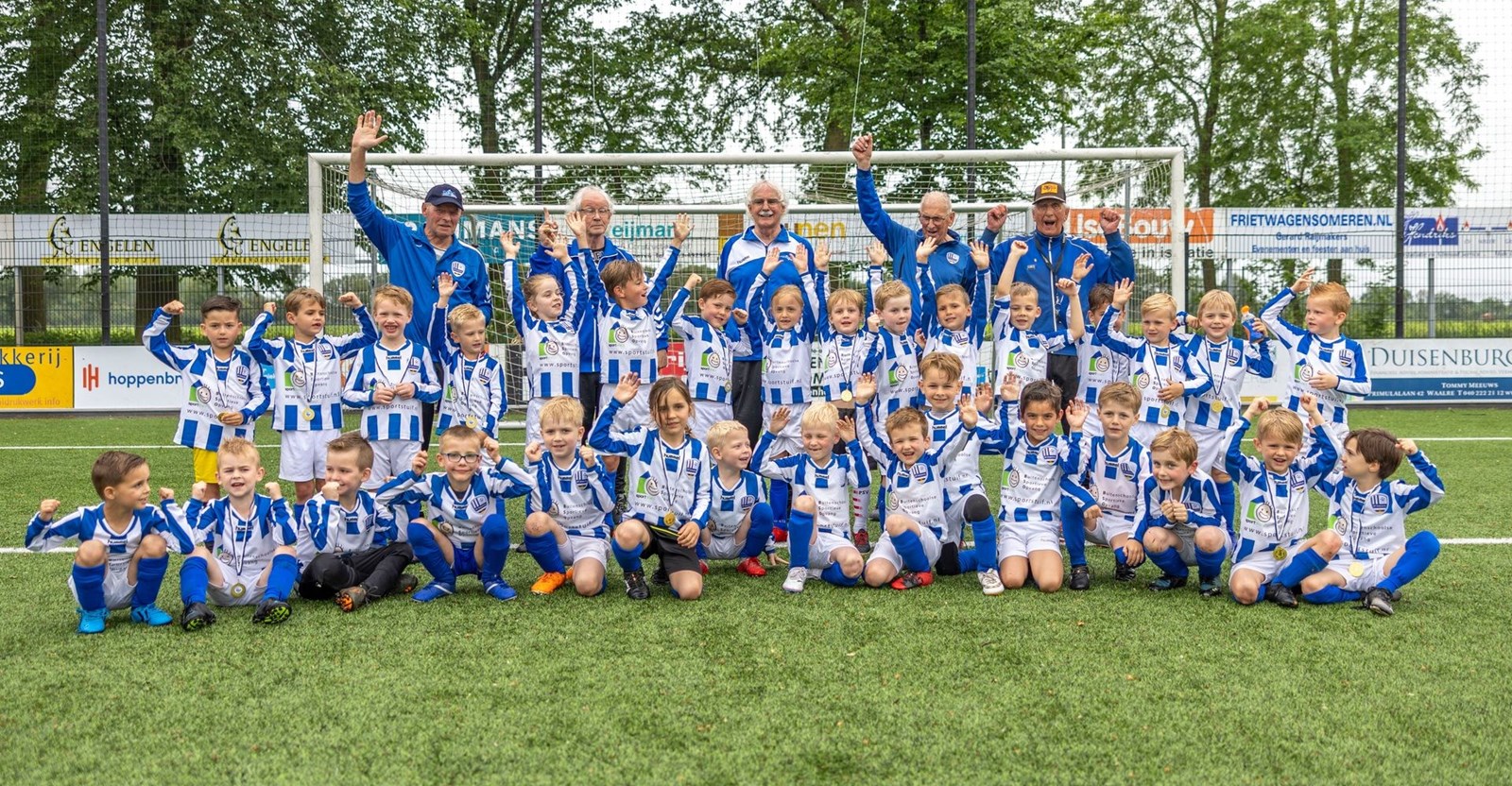 Uitreiking Broer Hilverda-voetbaldiploma's - SV Someren