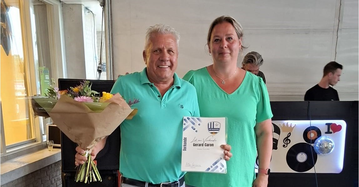 Gerard Caron benoemd tot Lid van Verdienste - SV Someren