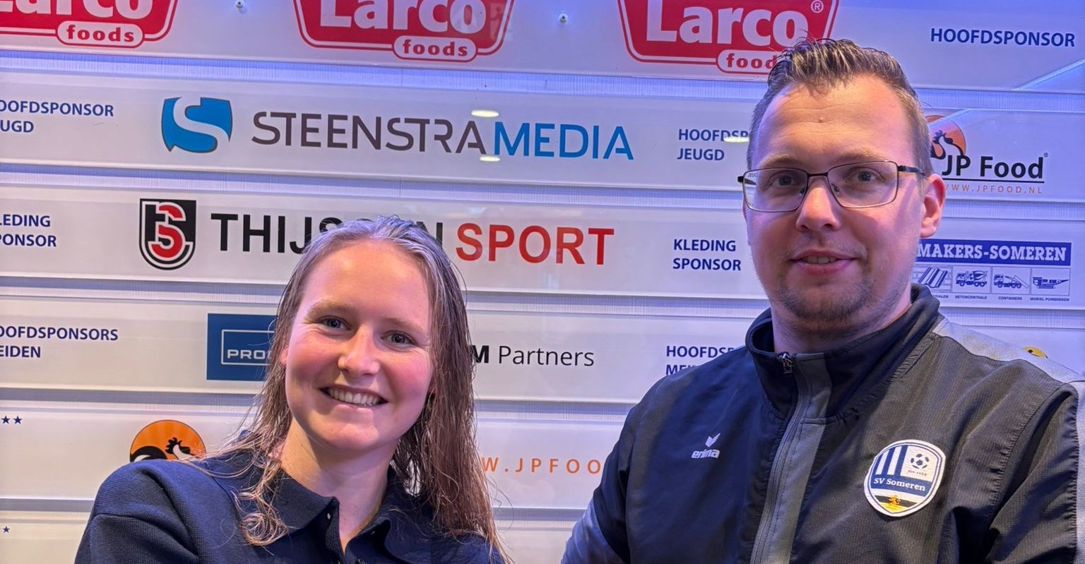 Driemaal uitreiking Speelster van de Week - SV Someren