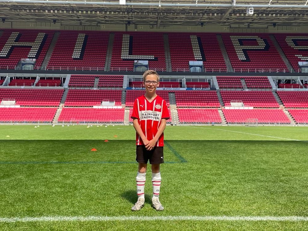 Rik Meeuws Mascotte van de Week tegen EHC/Heuts - SV Someren