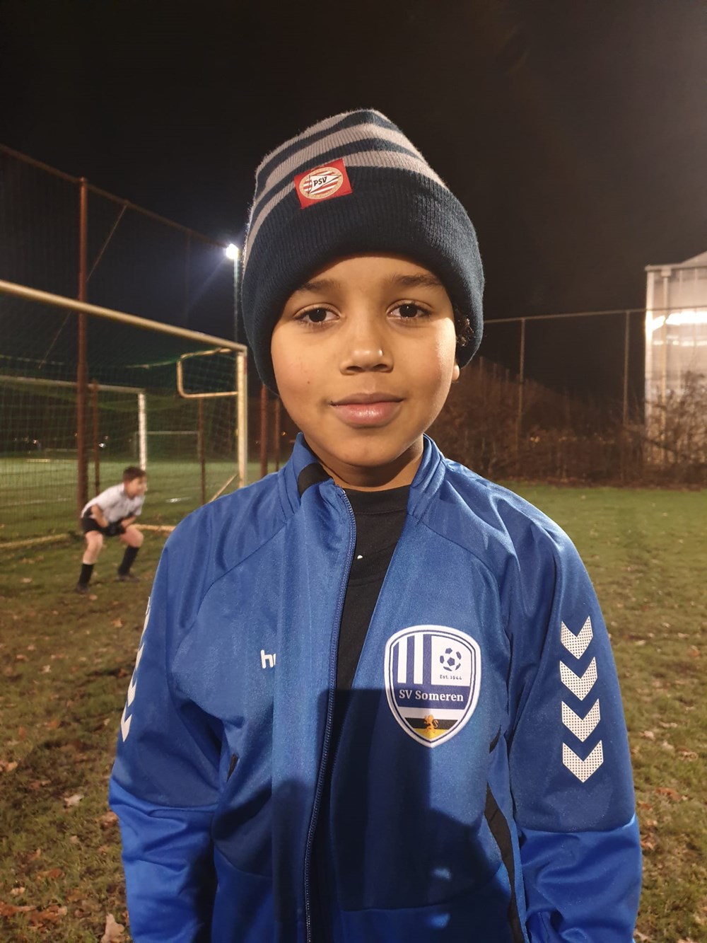 Jayden van Rooij Mascotte van de Week tegen Venlosche Boys - SV Someren