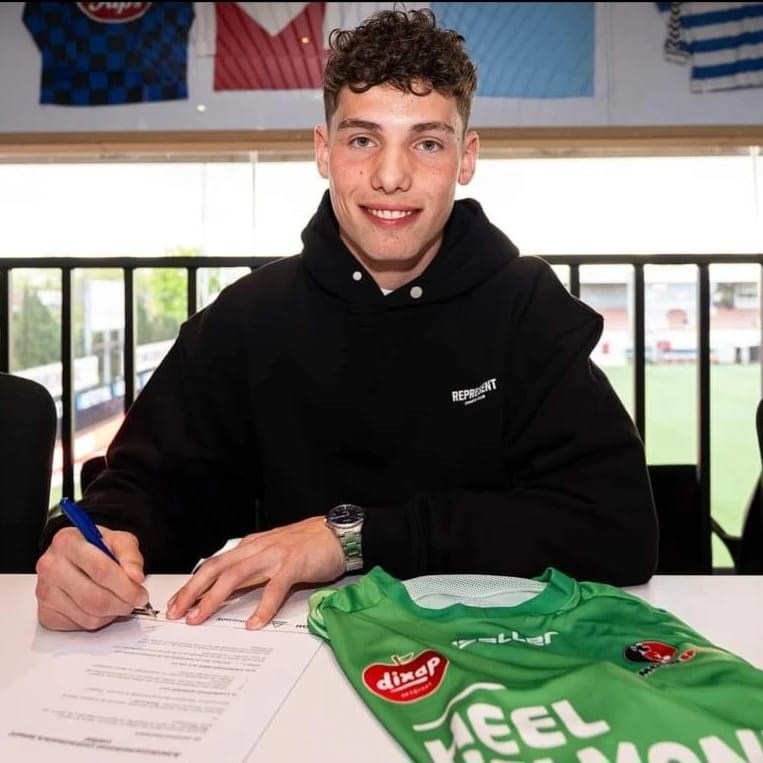 Kevin Aben tekent profcontract bij Helmond Sport - SV Someren