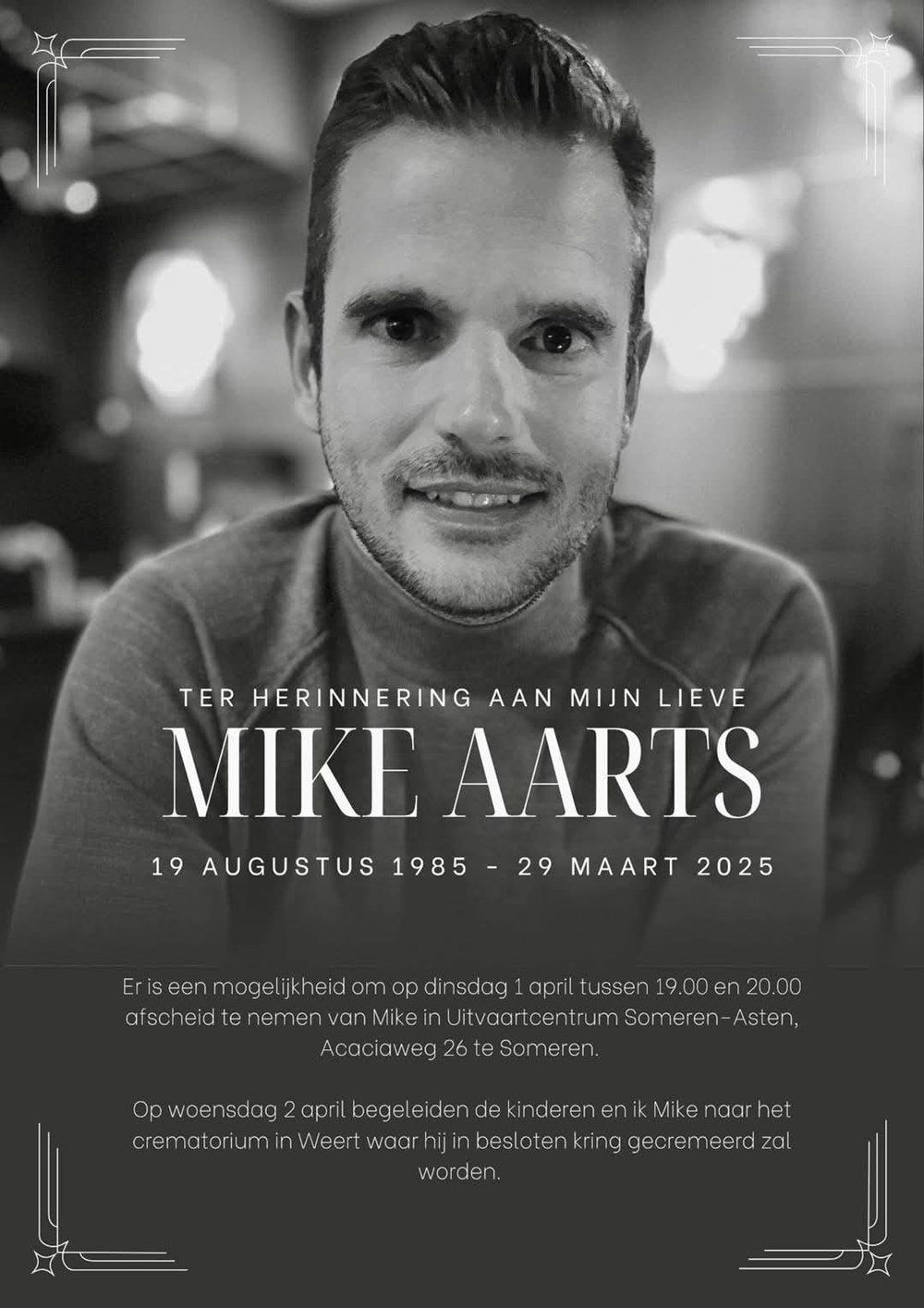 In memoriam Mike Aarts - SV Someren