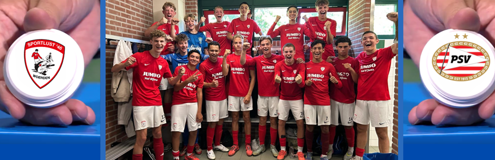 PSV JO16-1 - Sportlust JO16-1 verplaatst - Sportlust '46