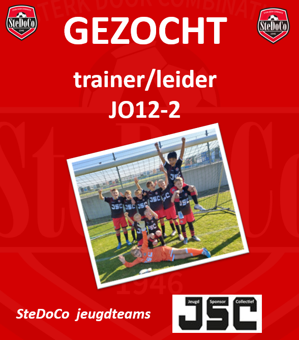 Trainer/leider JO12-2 gezocht - SteDoCo