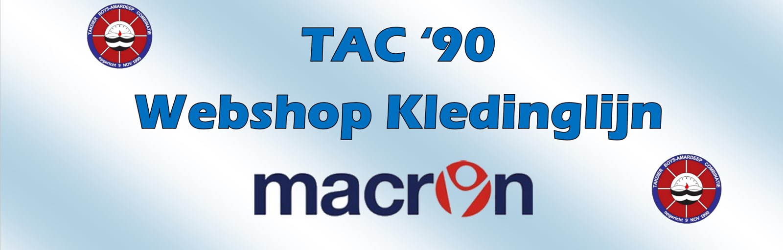 Webshop TAC'90 Kledinglijn - TAC '90