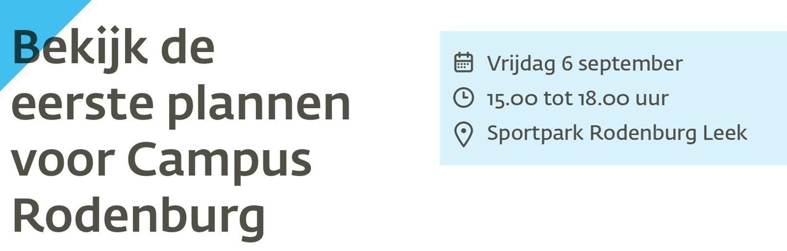 Inloopmoment plannen campus sportpark Rodenburg - vv TLC