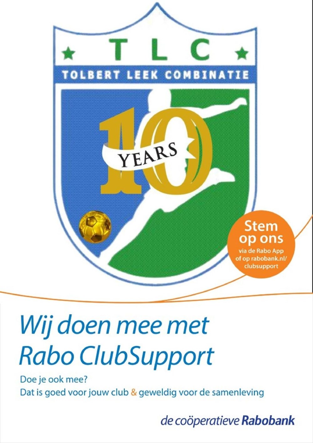 Rabo Club support - vv TLC