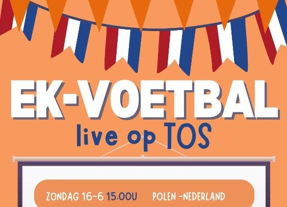 Nederlands elftal op groot scherm - TOS-Actief