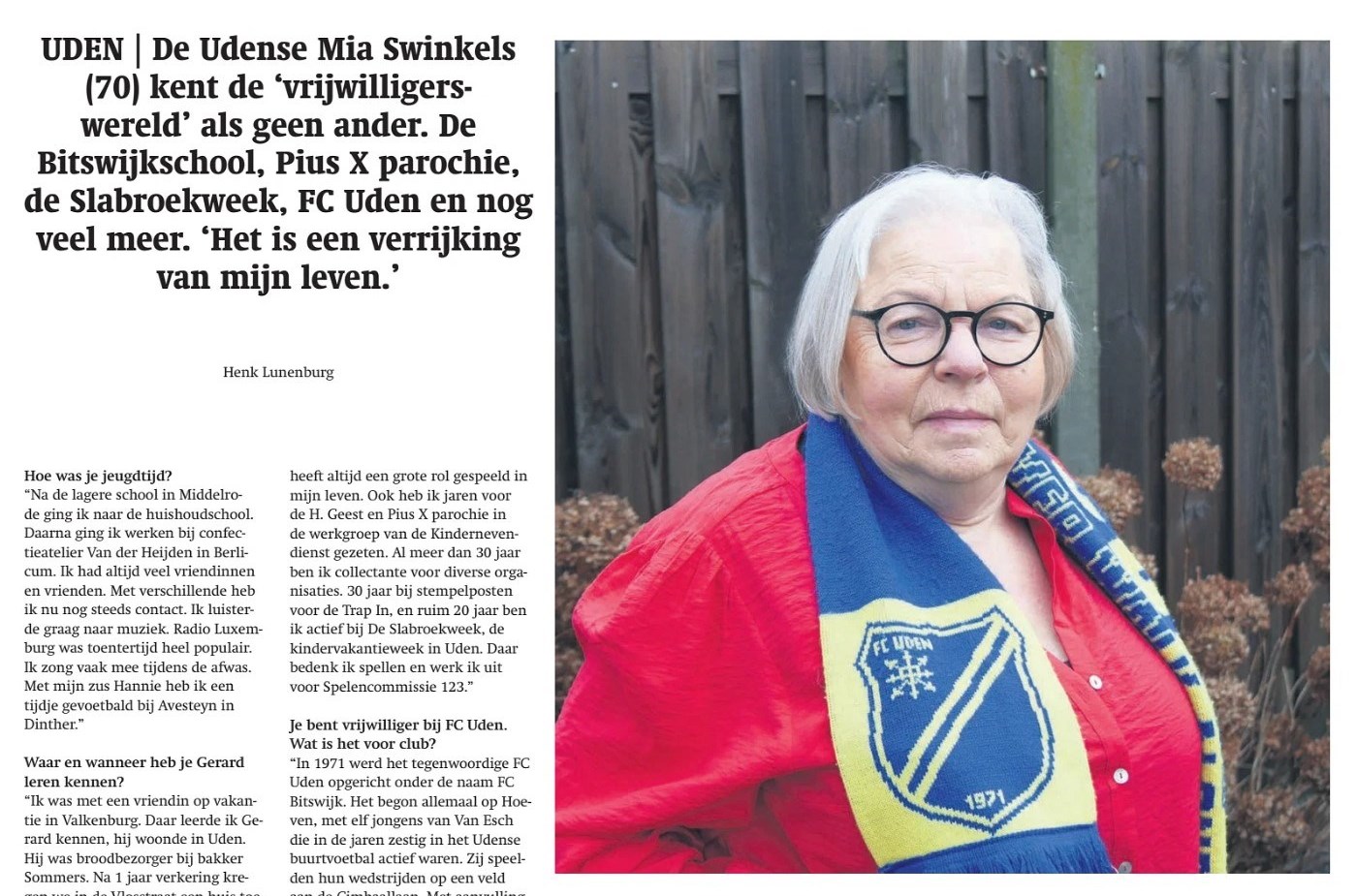 Interview met Mia Swinkels - FC Uden