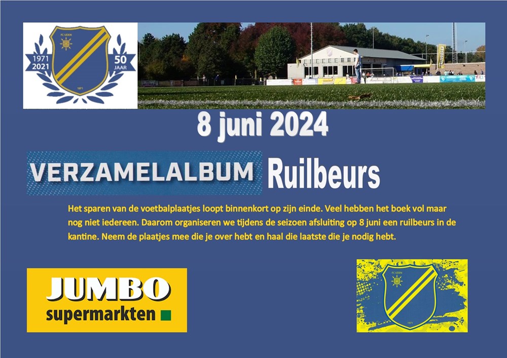 Jumbo verzamelalbum ruilbeurs - FC Uden